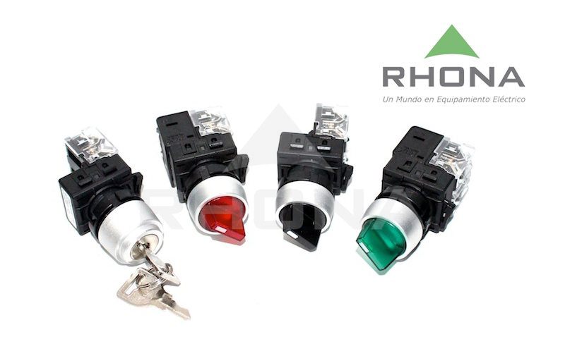 Selector Con Llave 2 Posiciones Aluminio - RHONA Un Mundo en ...